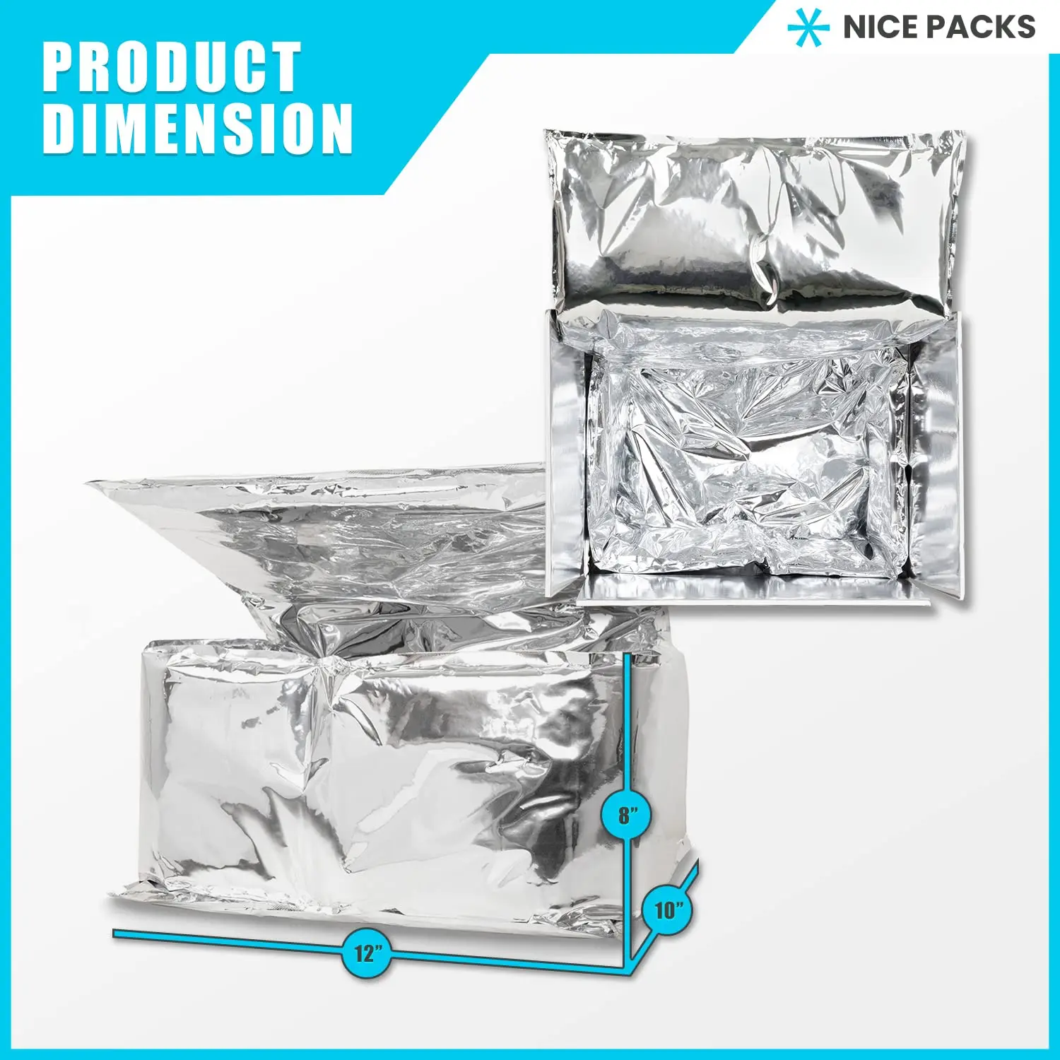 Custom Thermal Insulated Shipping Box Liner Foil Carton