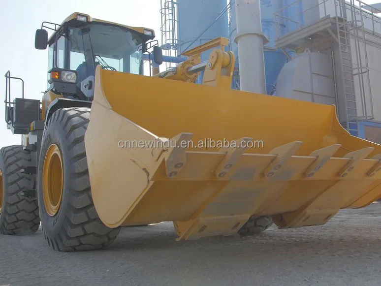 Construction Wheel Loader 5 Ton Wheel Loader L956f Rock Bucket Wheel ...