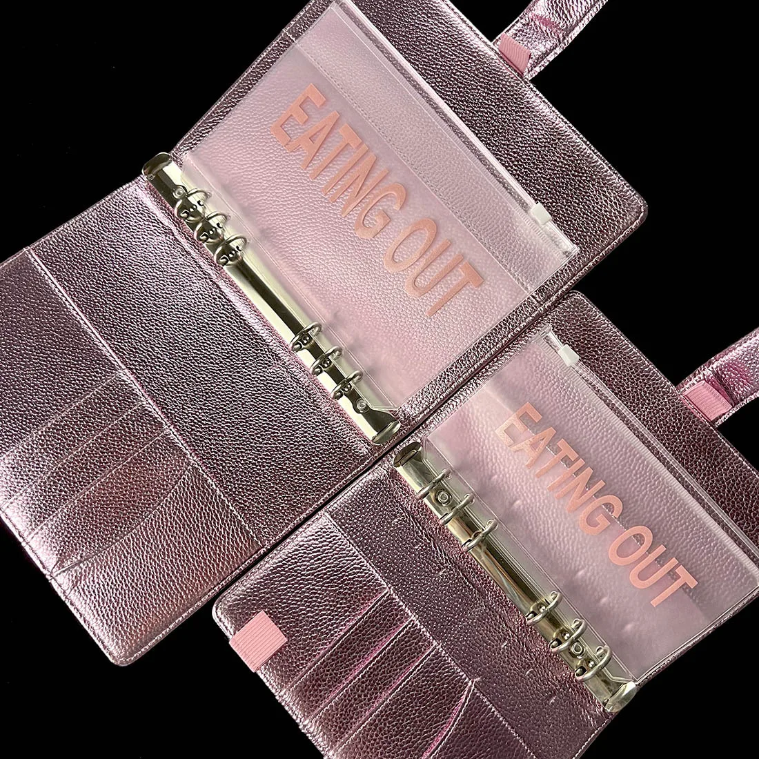 A5 A6 Cash Pocket Frosted Transparent Ziplock Money Pouch Label ...