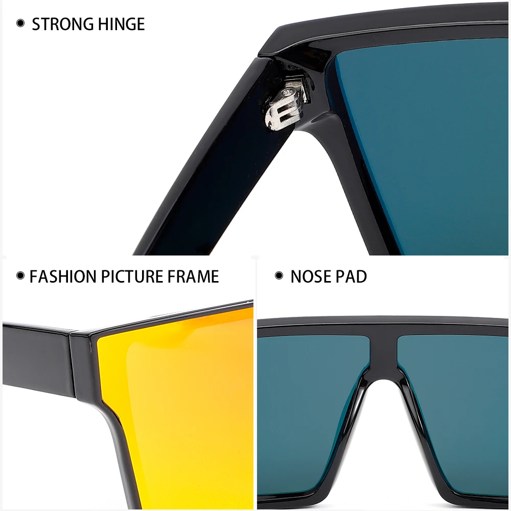 Offray Black TR90 Frame TAC Lens Sunglasses - Fashion & Safety