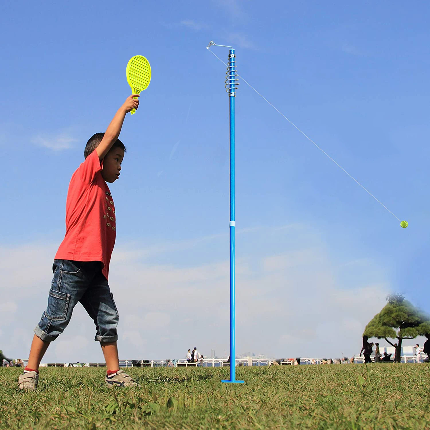 Metal Tennis Trainer With Tennis Racket Swing Ball Set - Buy Tennis ...