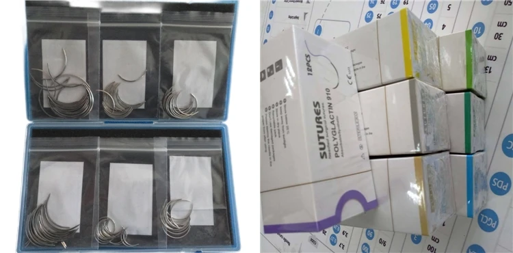 Suture Kit 10# Animal Veterinary Suture Needle Surgical Needle Veterinary Surgical Suture - Buy ...