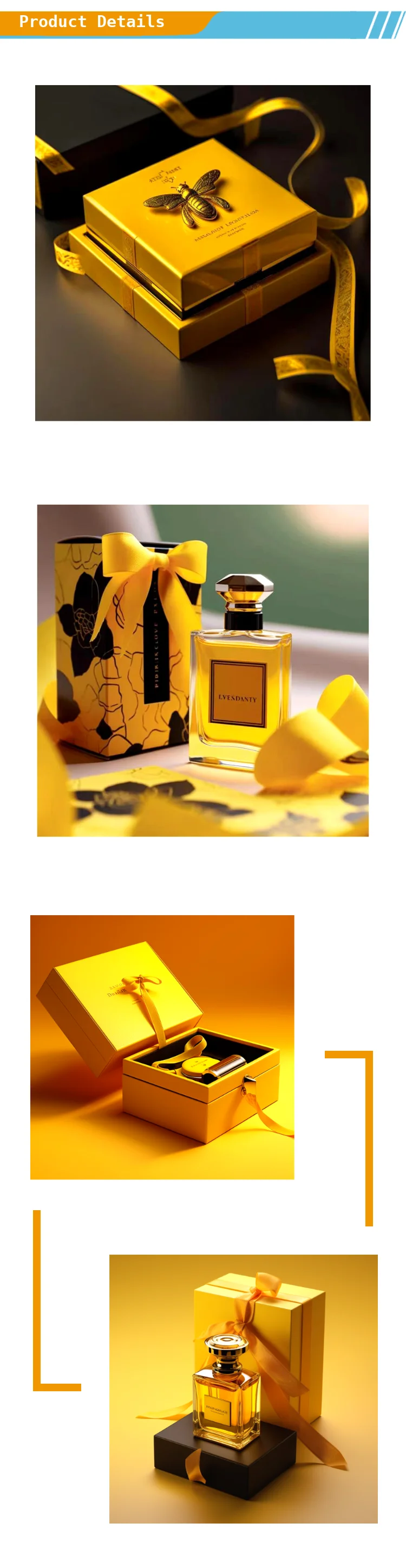 Small Mini Luxury Custom Design Perfume Paper Packaging Gift Boxes With ...