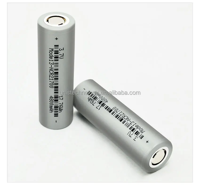 High Quality 21700 Battery 3.7v 5000mah 3.6v 21700 Battery Lithium Ion 4800mah Battery 21700 Use ...