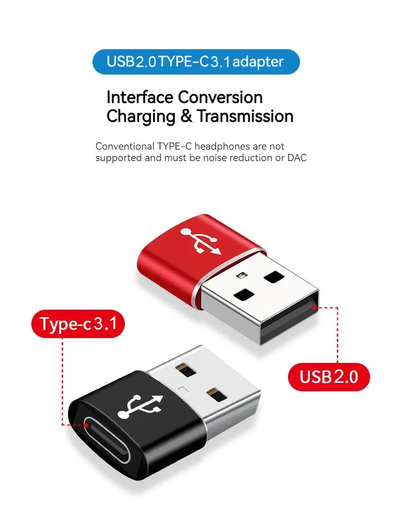 USB C to USB Adapter - Idealink Type C to USB 2.0 OTG