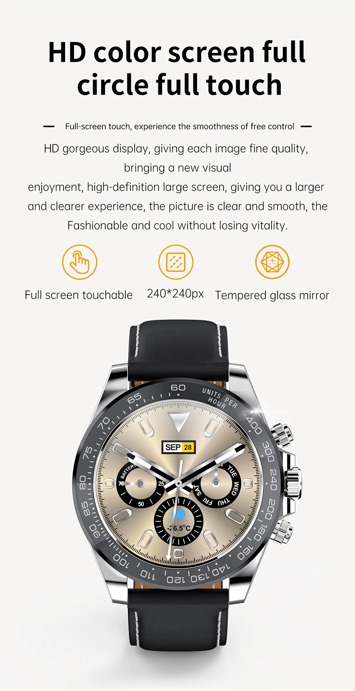 Aw13 Round Smart Watch 2021 New Business Smartwatch Ip68 Waterproof Bt ...