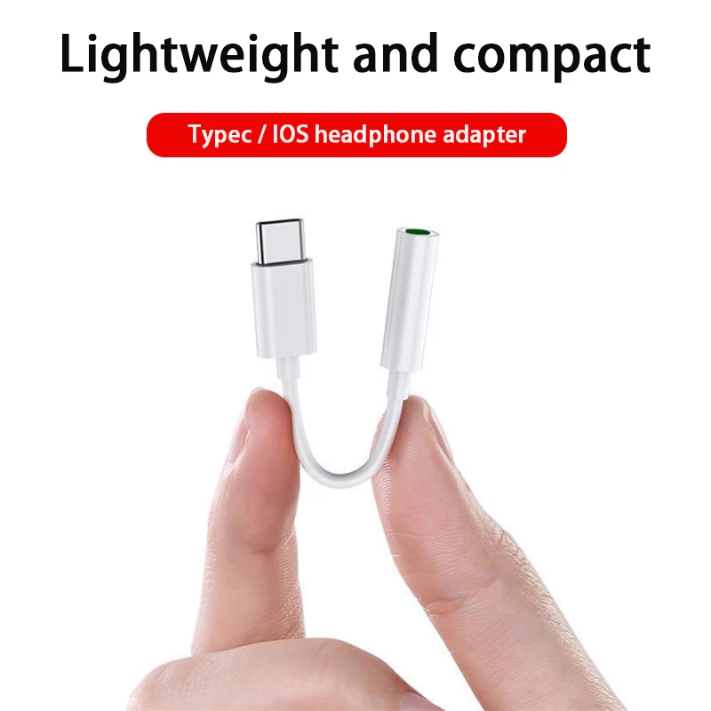 3.5mm Adapter AUX Headset Adapter Jack Headphone Portable Phone Usb c ...