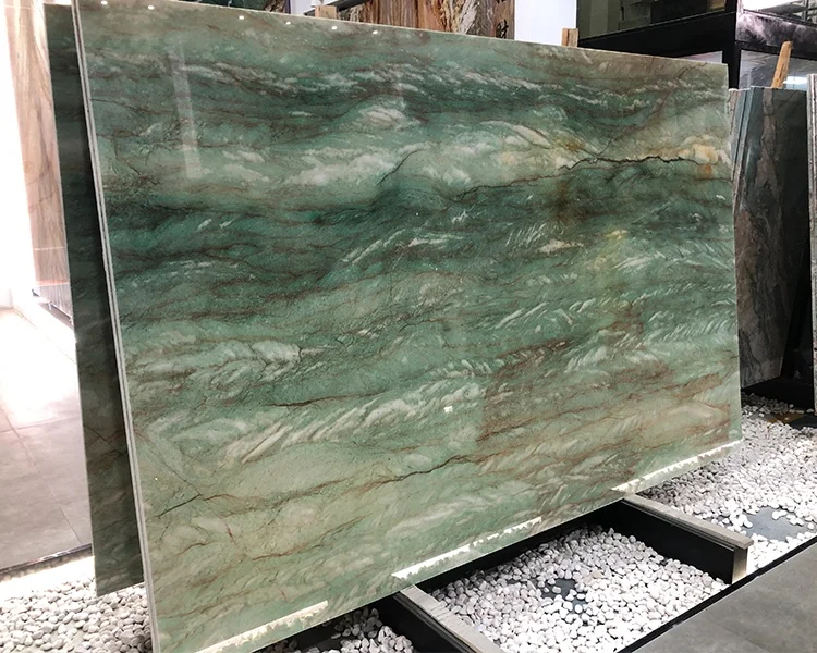 Green Quartzite Slab Gaya Quartzite Tile For Kitchen Countertop Pool ...