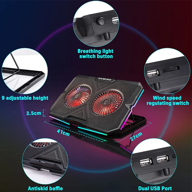 Game Laptop Stand - 7 Level Adjustable Cooling Solutions