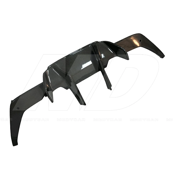 V Style Carbon Fiber Rear Diffuser For 2012-2017 Bmw F06 F12 F13 M6 ...