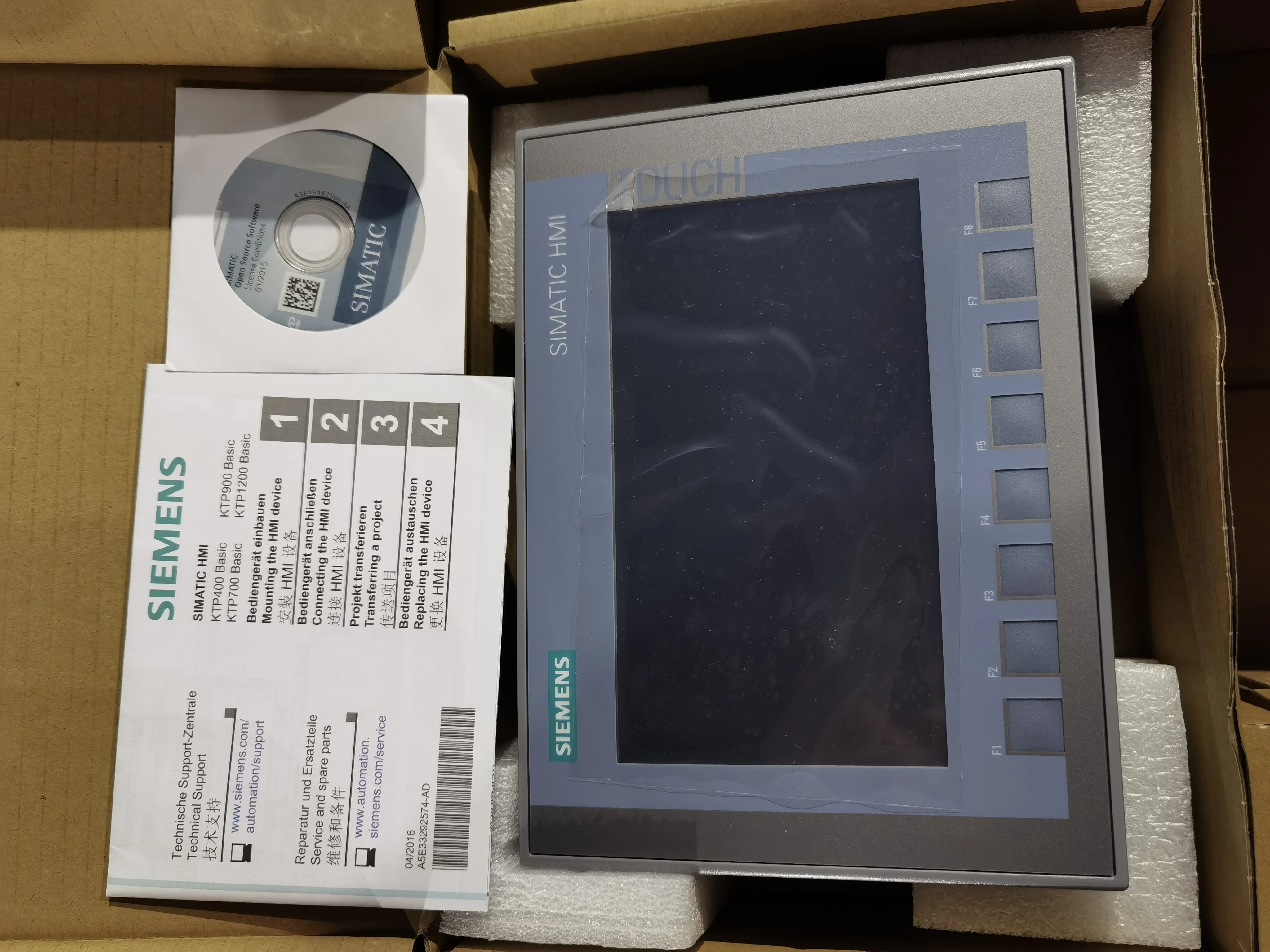 New And Original Siemens Simatic Hmi Tp1200 Comfort Basic Panels 12.1 ...