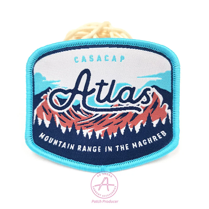 Aosheng Patches Merrow Border Fashion Garment Accessaries Custom Logo ...