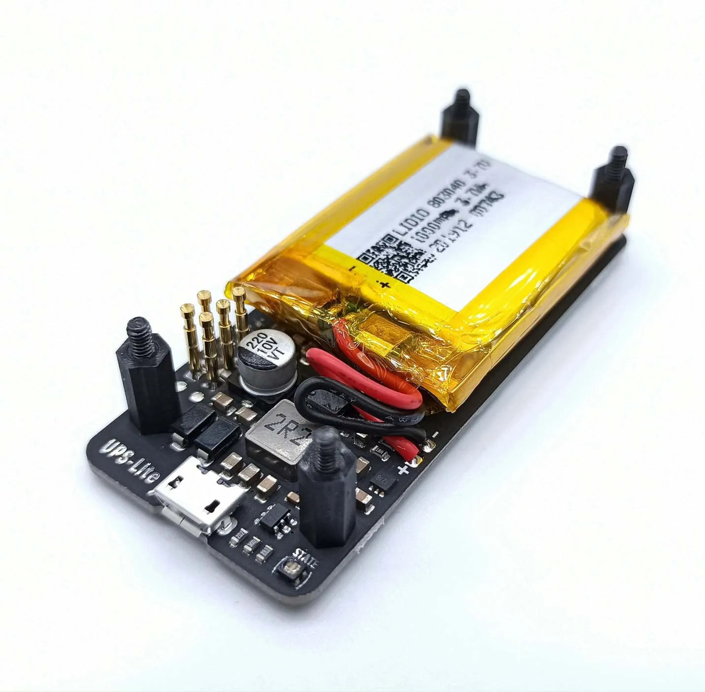 Raspberry Pi Zero Ups Lite Power Board With Battery Detection Function ...