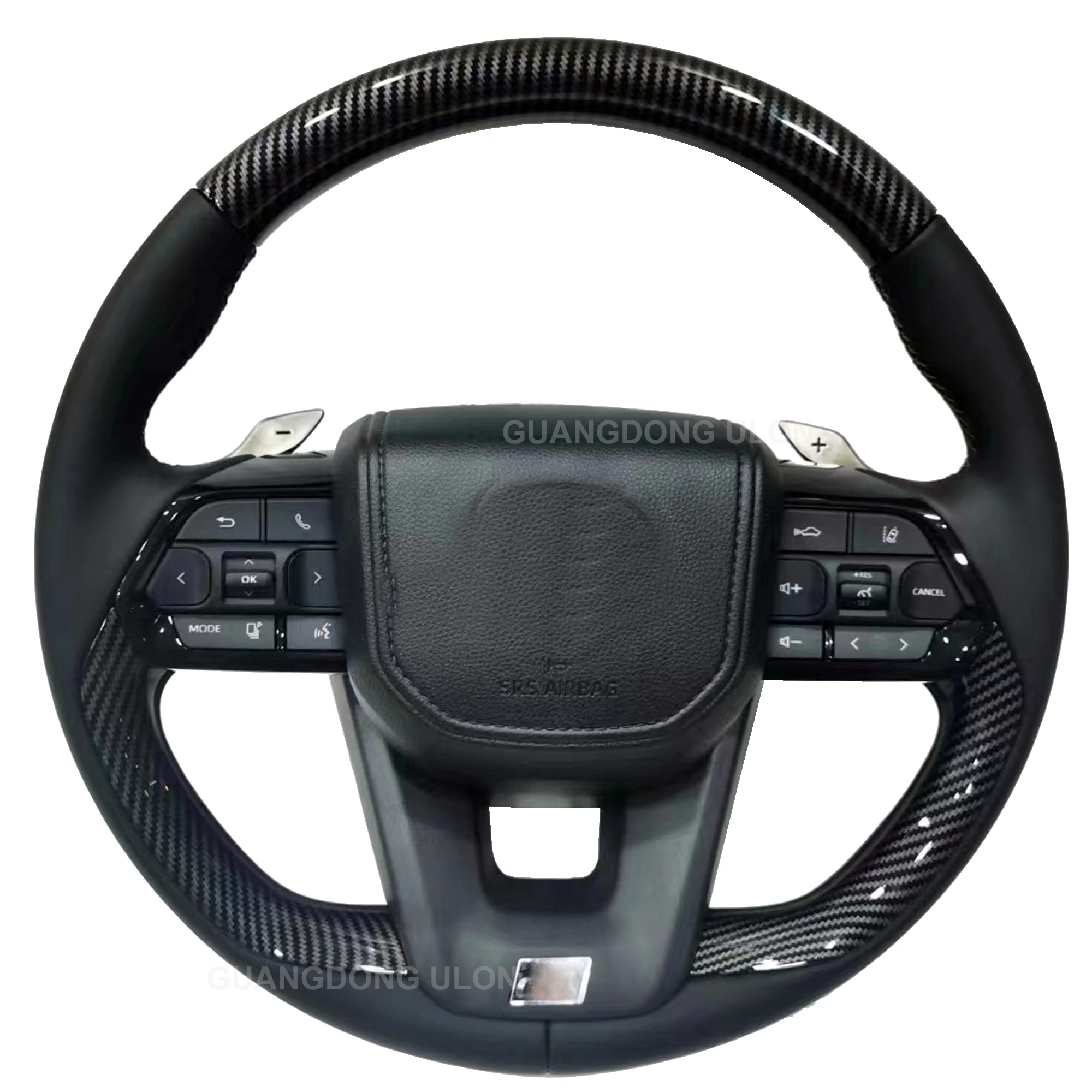 Carbon Fiber Steering Wheel with Shift Paddles for 2008-2021 Toyota ...