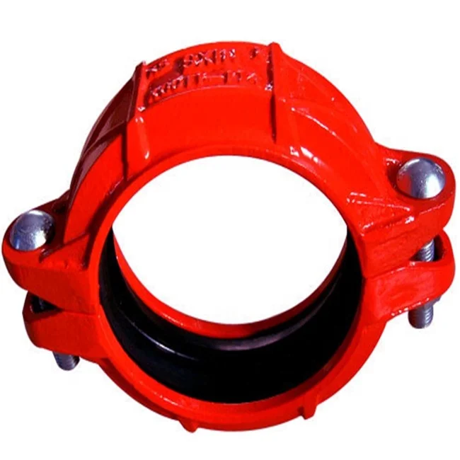 Fm Certificated Ductile Cast Iron Grooved Fitting Coupling - Buy Flexible Mechanical Couplings ...