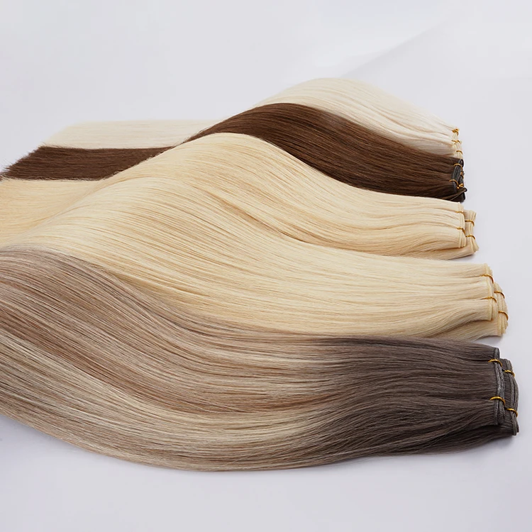 Double Drawn Invisible Russian Hair Extensions - Genius Weft