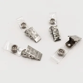 Hot Selling Metal Id Card Holder Clip Id Badge Tag Clip - Buy Id Card ...