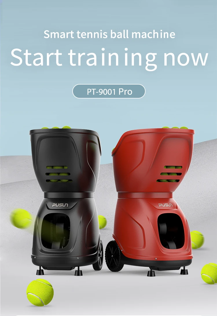 2023 Hot Sales Padel Ball Machine Pusun PT-9001 with App/remote Control