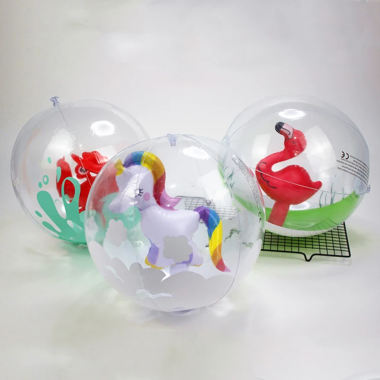 New Inflatable Animal Flamingo Unicorn Crab Balloon In Bigger Ball Toys ...