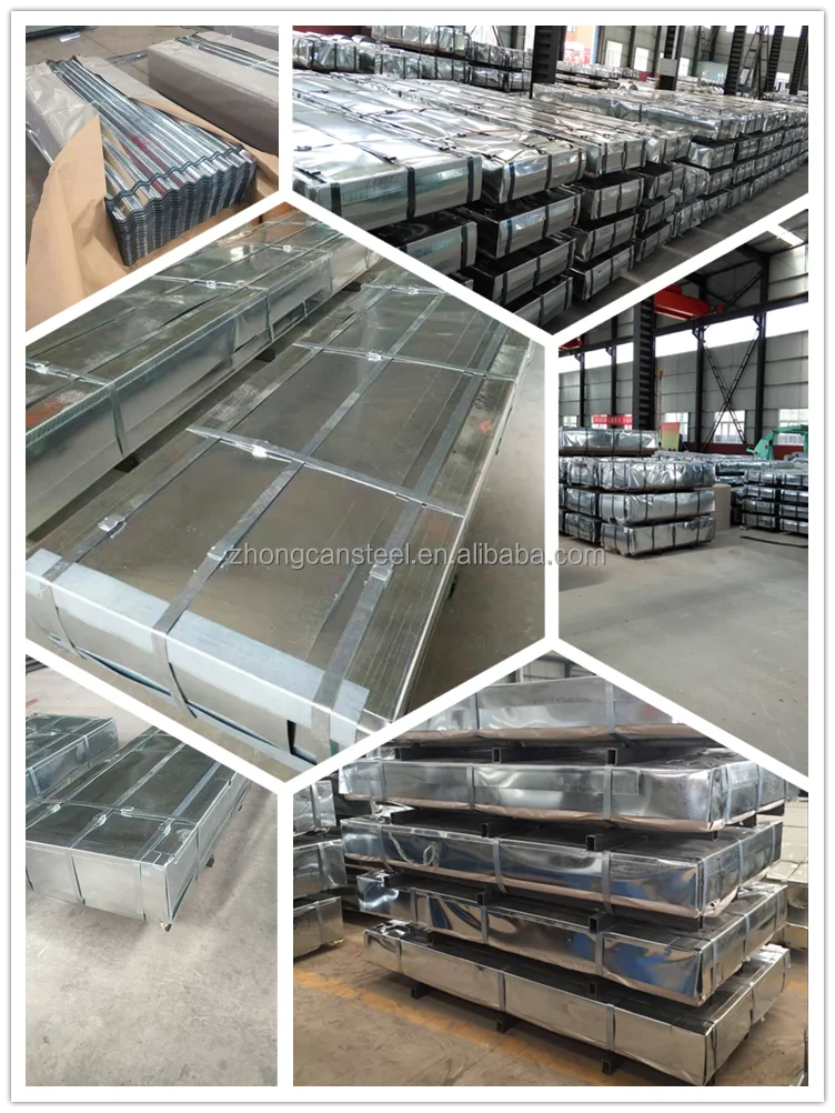 AZ40 Galvanized Corrugated Steel Roofing Sheet - Durable Trapezoidal ...