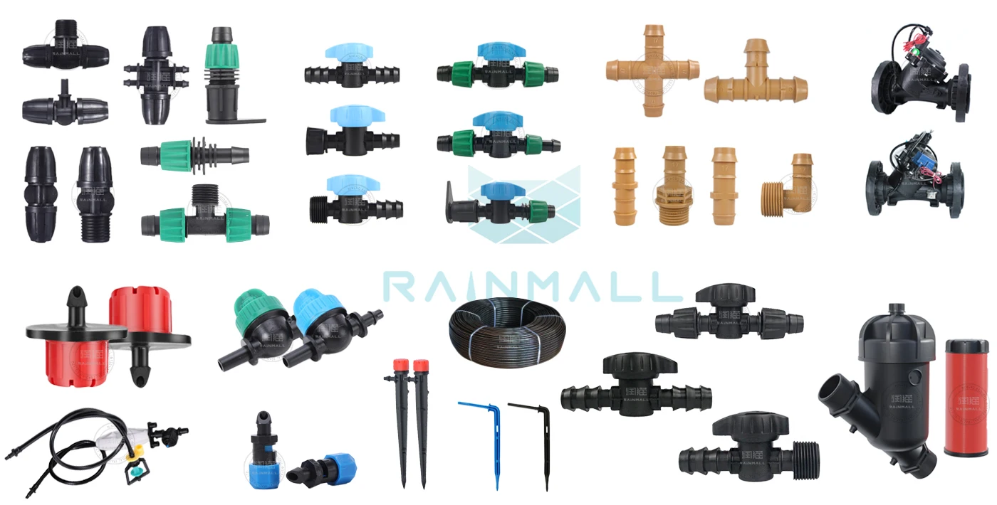 Agriculture Tube Lock Ring Fitting For Drip Tape Pe/pvc Locked Nut Pipe ...