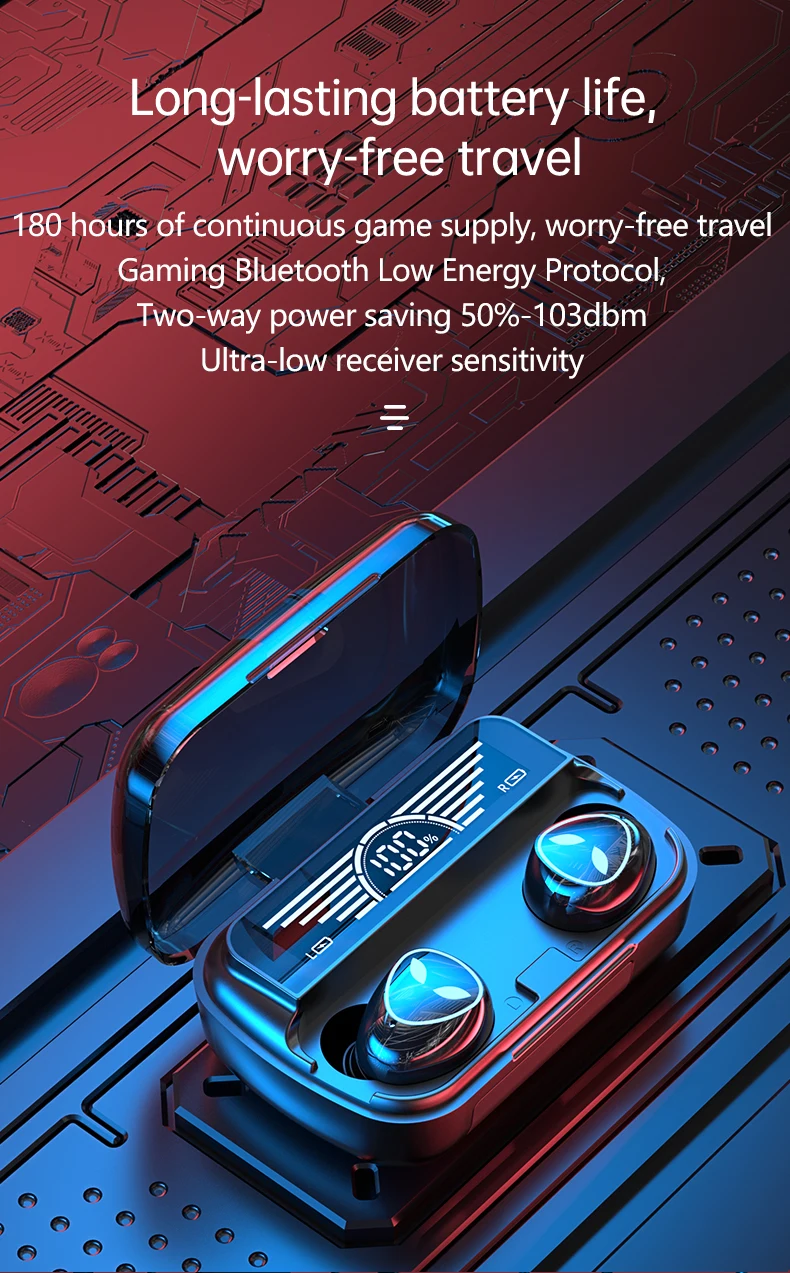 M20 Earbuds Tws Bluetooth Earphone Intelligente Touch Control Wireless ...