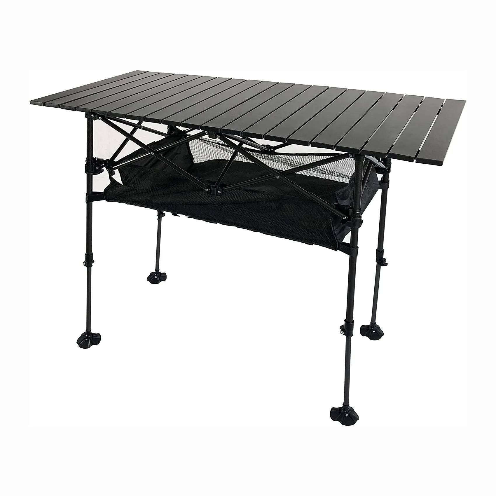 Adjustable New Style Large Delux Colapsable Aluminum Pole Folding Table ...