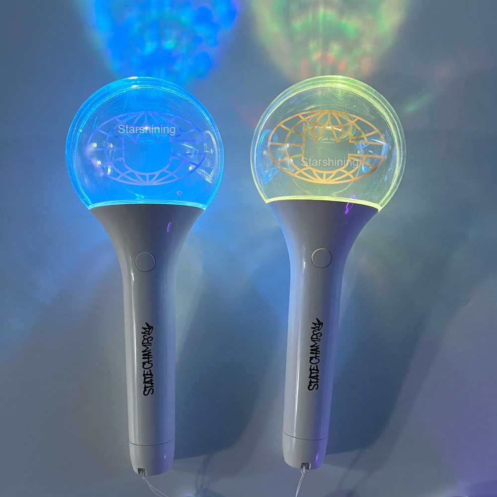 Oem Factory Customized Logo Acrylic Led Light Up Stick Glowing Wand ...