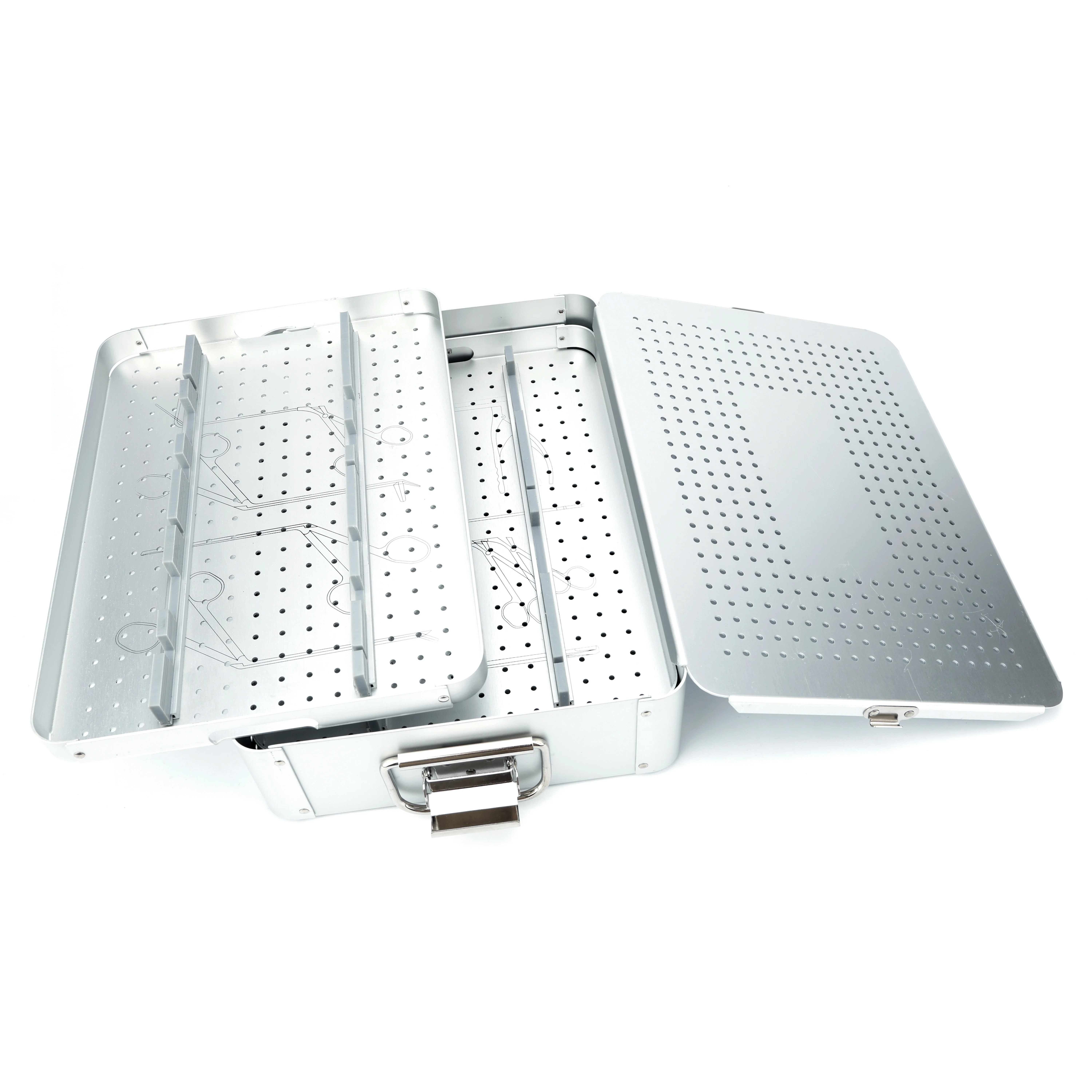 Stainless Steel Arthroscopy Instruments & Sterilization Box