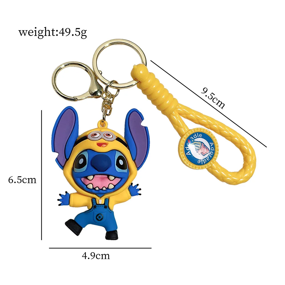 Customized Lilo And Stitch Soft Touch Pvc Key Ring Chain Cartoon Anime ...