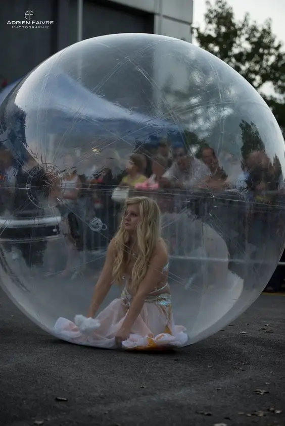 Water Park Perform Airtight Giant Transparent Inflatable Water Ball ...