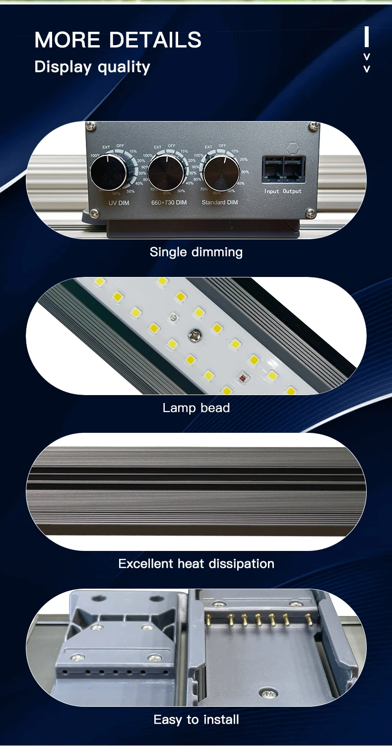 Vertical Farming 4x4 4x6 Full Spectrum Led Grow Light For Greenhouse ...