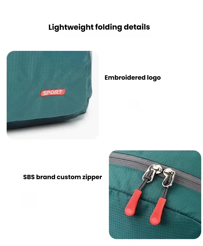 Wholesale Fashion Lightweight Zipper Outdoor Sports Bags-Foldable Multi ...