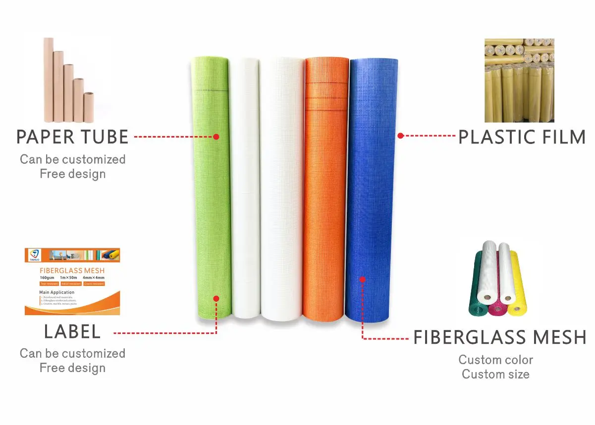 TAINUO Fiberglass Mesh - Durable Wall Plaster Reinforcement