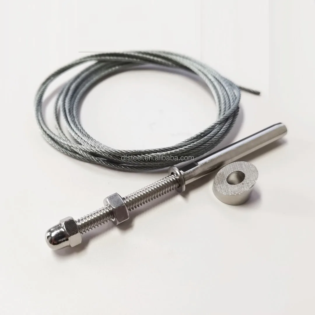 Df Factory Price Stainless Steel Cable Railing Kit Stair Railing Design ...