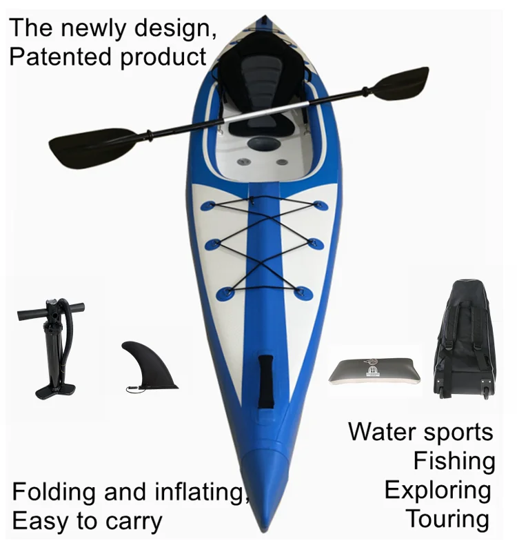 Factory Wholesale Kayak Boat Drop Stitch Folding Kayak Cheap Inflatable ...