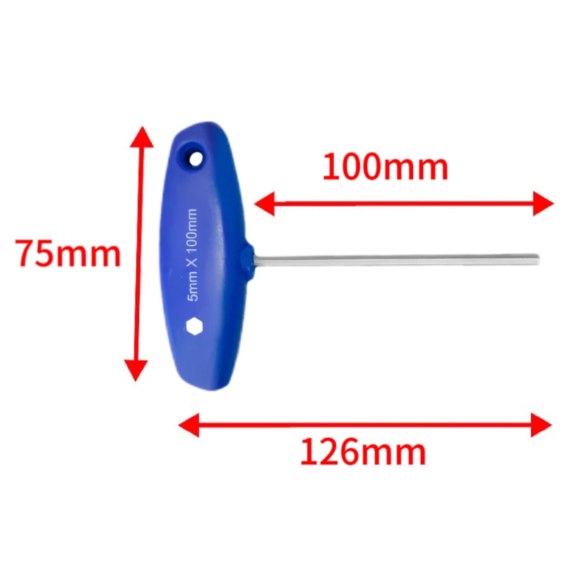 T-shaped Allen Wrench Screwdriver Inch Internal Hexagonal Plus Hard ...