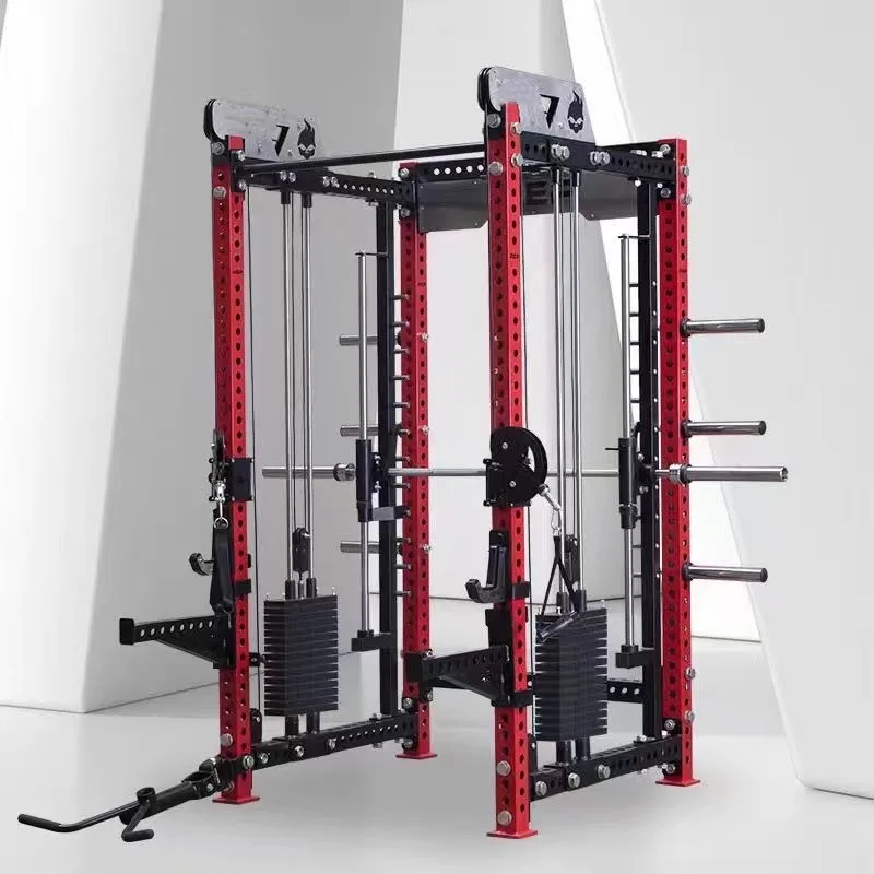 All In One Power Rack Multi Function Fitness Home Gym Equipment Smith ...