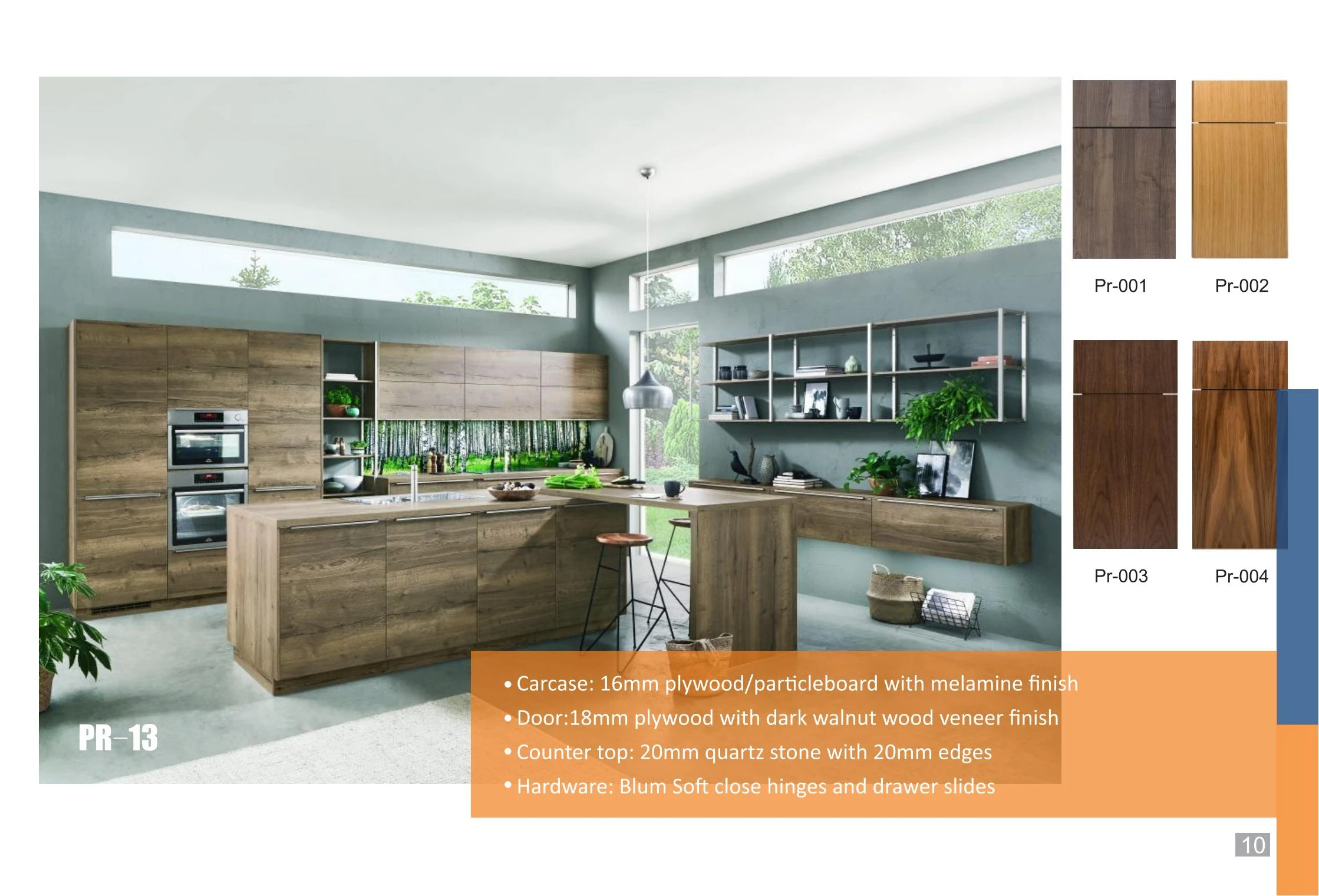 Prima Kitchen Cabinets & Accessories Indoor Furniture Modular Gray ...