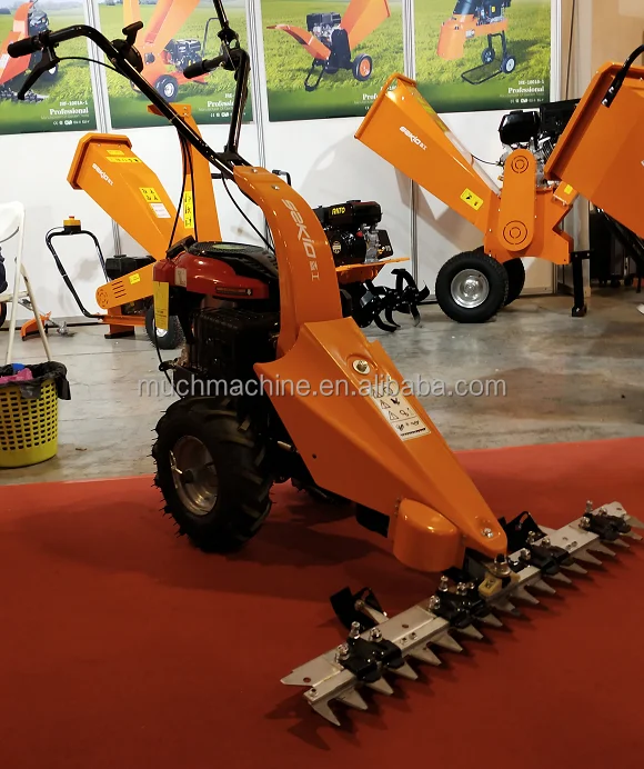 Self-propelled Hand Push Gasoline Grass Trimmer Sickle Scythe Lawn ...