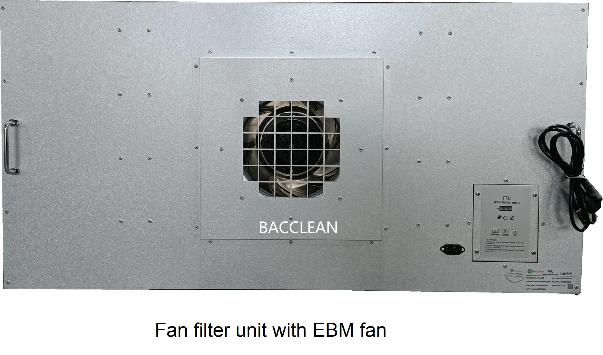 Bacclean CE Certified HEPA FFU - Efficient Cleanroom Solutions