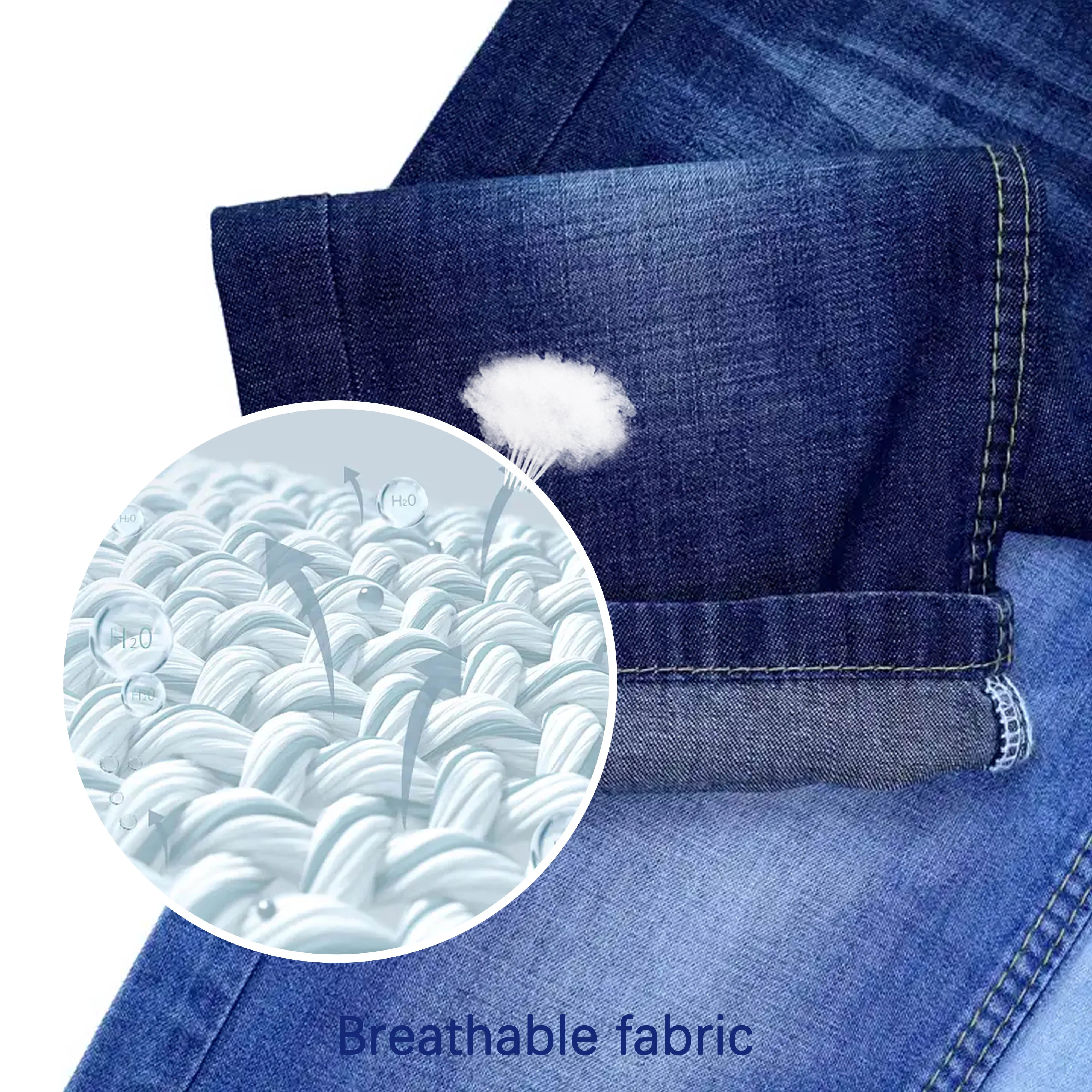 Cf-21929 Vintage Denim Fabrics Jeans 100 Cotton Denim Fabric Soft ...