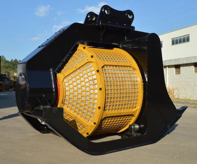 RSBM OEM Excavator Rotary Screening Bucket Soil Screening Bucket for ...