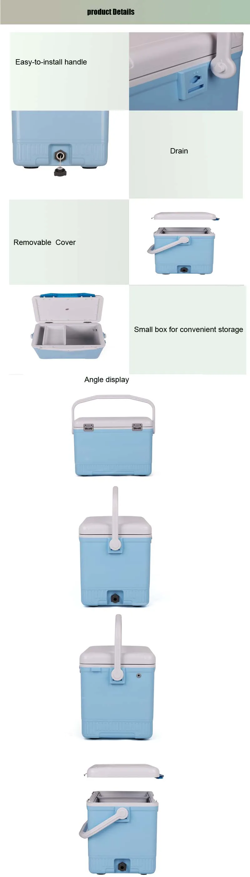 Large 30l Medicine Cooler Box For Carry Vaccine Medical Transportation ...