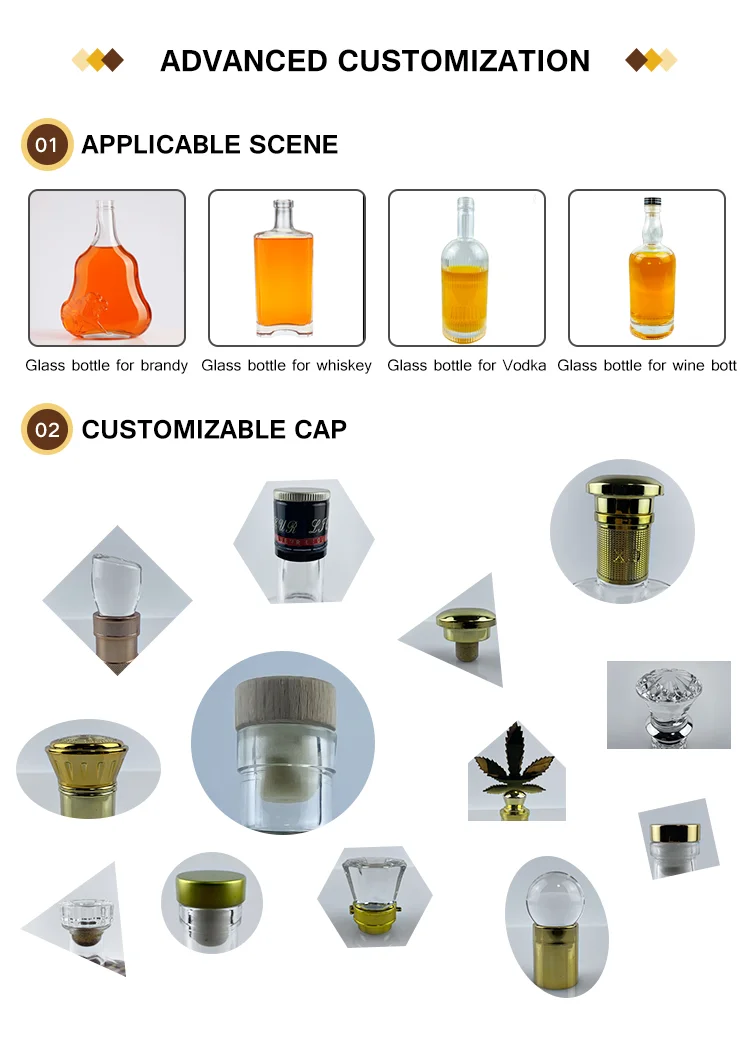 High Quality 750ml Ak-47 Gun Shaped Glass Bottle Tequila Glass Bottle ...