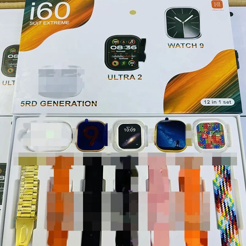12 In 1 Ultra 2 Watch 9 Dual Smart Watch Earphone I60 49mm Full Touch ...