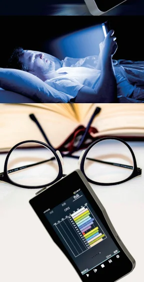 HP350BF Spectral Irradiance Colorimeter - LED & Blue Light Tester