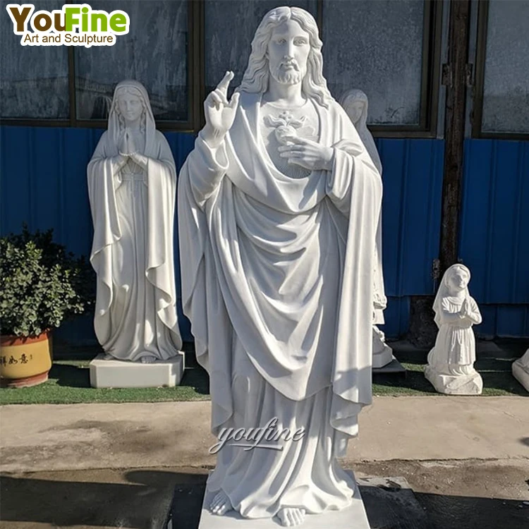Natural Stone Religious Church Large Marble Jesus Christ Outdoor Statue ...