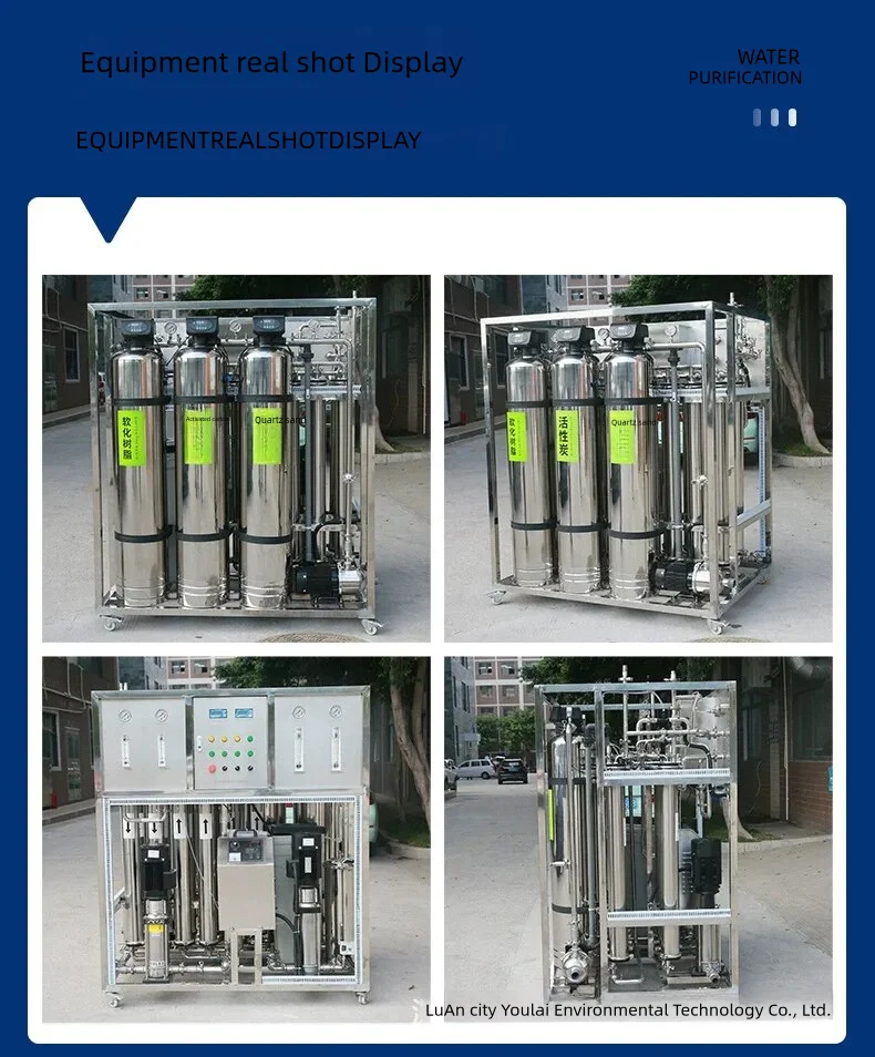 500LPH/1000lph/2000lph/3000lph Ro Water Plant Machine Automatic Reverse ...