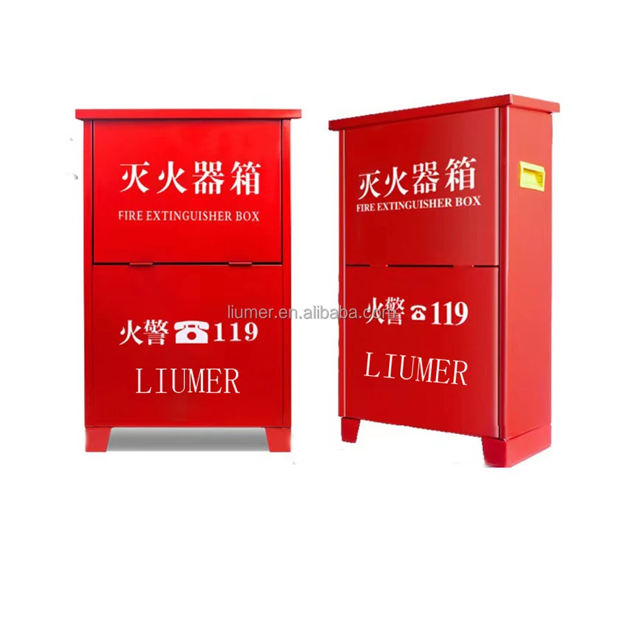 Fire Station Locker Firefighter Fire Hose Reel Safety Box Extinguisher ...